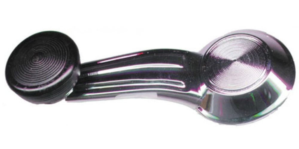 Window Crank w/ Black Knob, Each, Fits Chevy/GMC Truck 1967-76, Fits GM ...