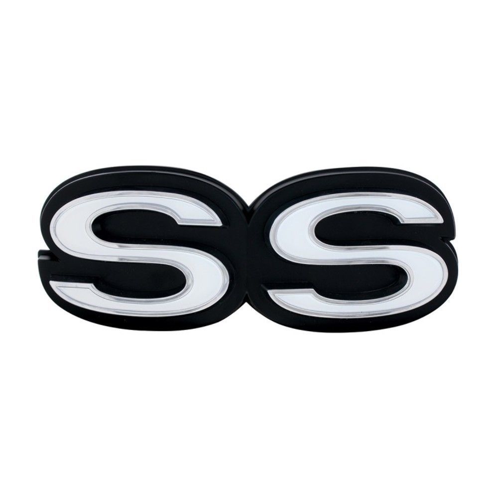 Grille Emblem, Front, SS, Compatible with Chevy 1972 Chevelle/El Camino ...