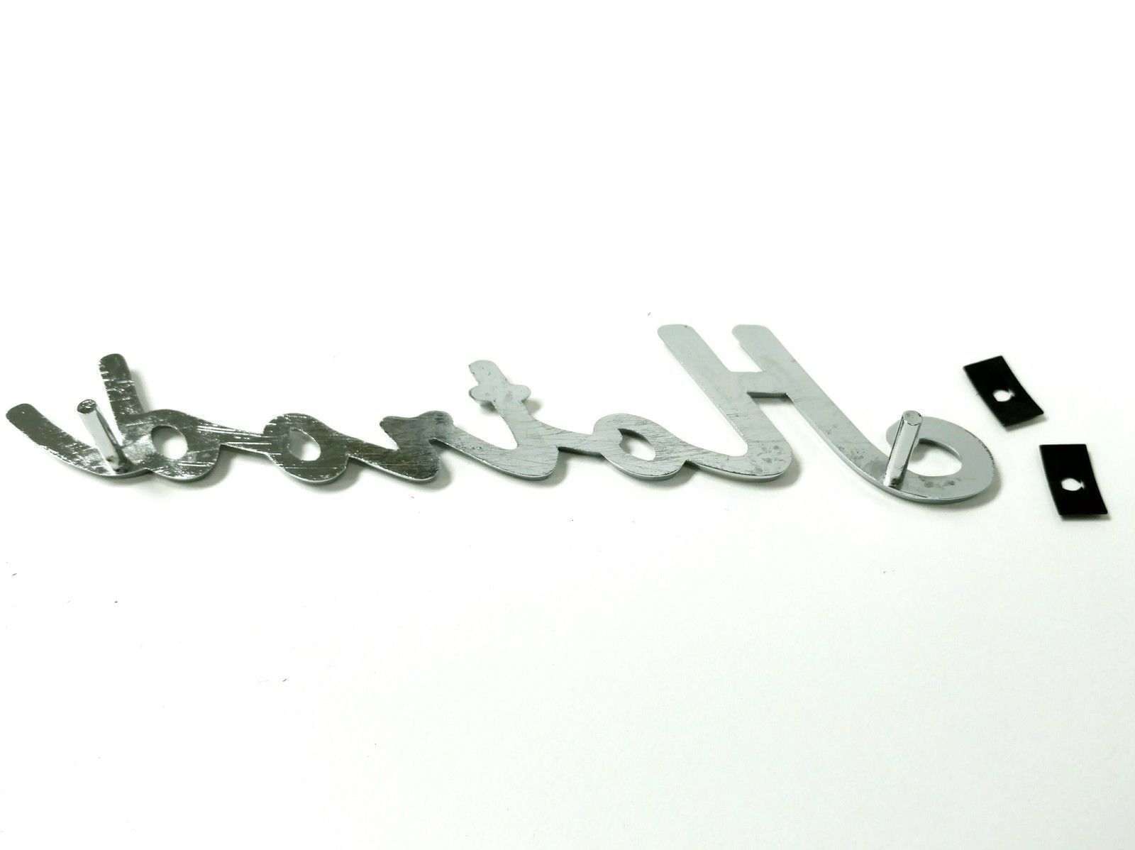 Chrome "HotRod" Emblem / Script Universal Fit Show Car Street Rat Rod ...