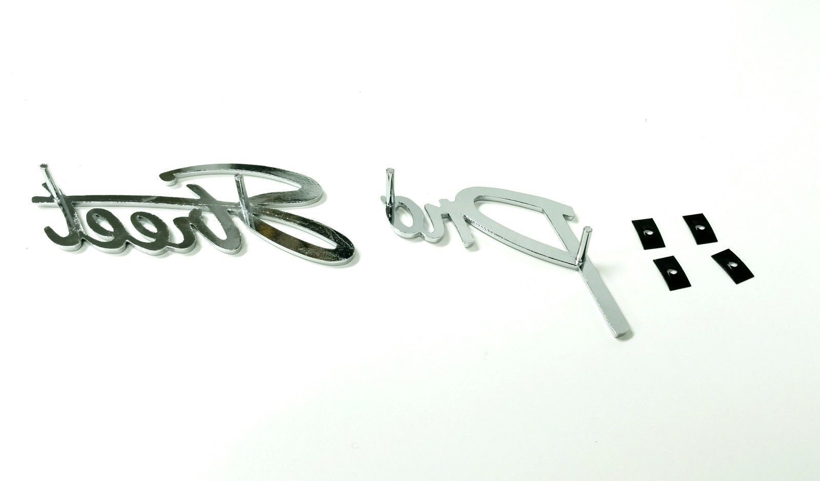 Chrome "Pro Street" Emblem / Script Universal Fit Show Car Street Rat ...