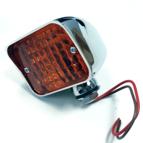 XL Bullet Turn Signal Light, Amber Lens, Universal Mount - Hot Rat ...