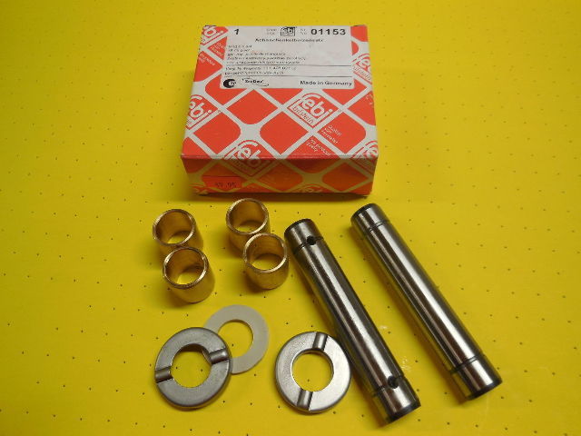 49-65 VW Beetle King Pin Rebuild Set with Bushings 111-498-021 GERMAN ...