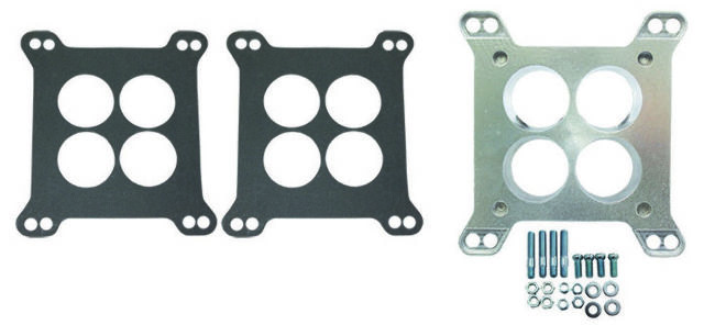 1/2" Tapered Port Aluminum Carburetor Spacer Fits Holley AFB 4BBL ...