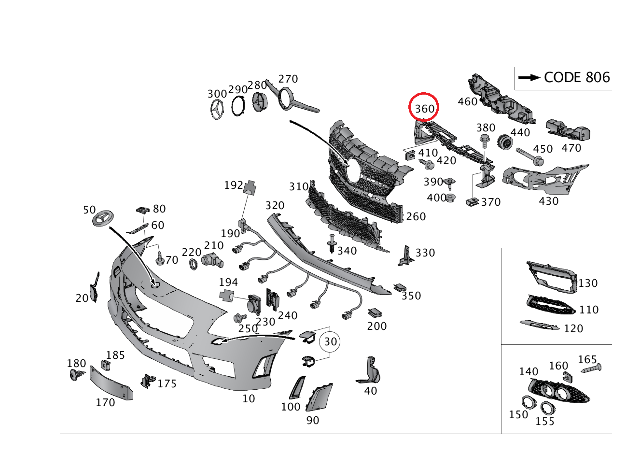 New Genuine Mercedes-Benz Front Mount Frame OE 1728800100 | eBay