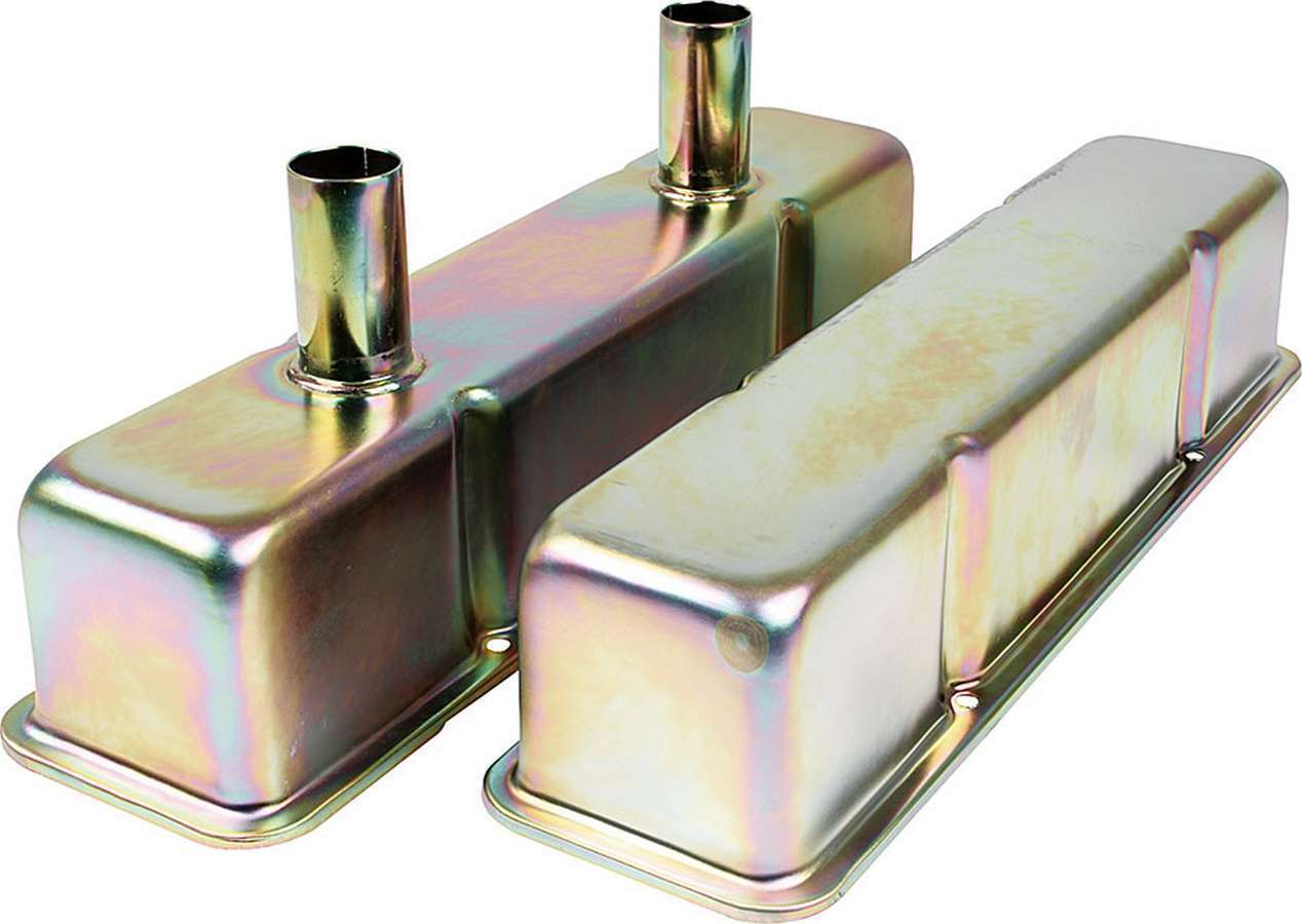 Valve Cover - Tall - Breather Tubes - Steel - Zinc Oxide - Small Block ...