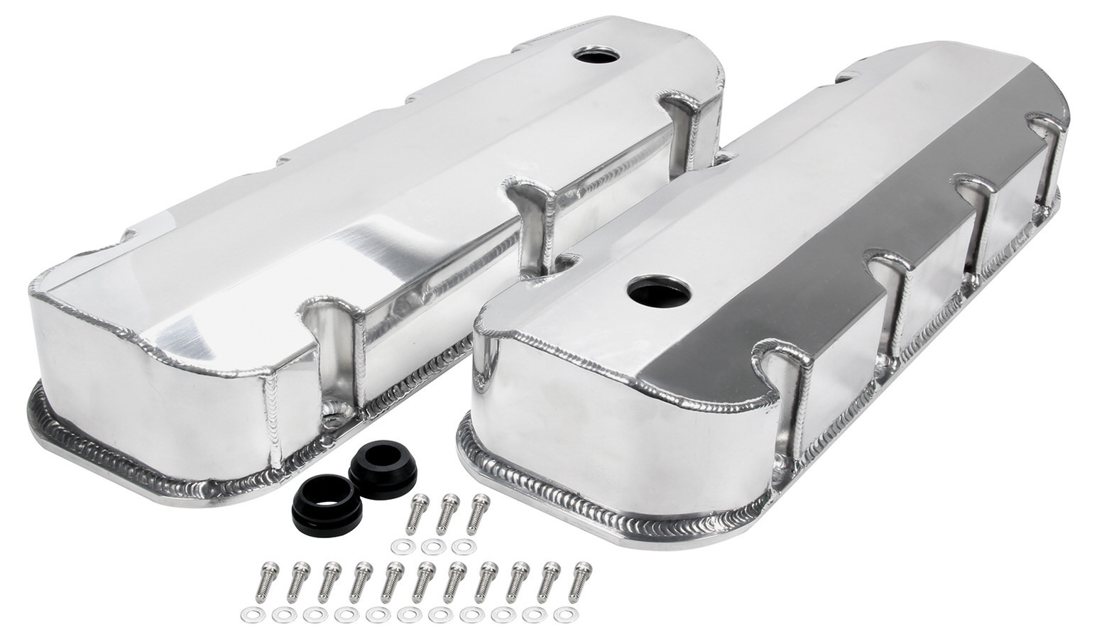 Valve Cover - Tall - Breather Holes - Fabricated Aluminum - Natural ...
