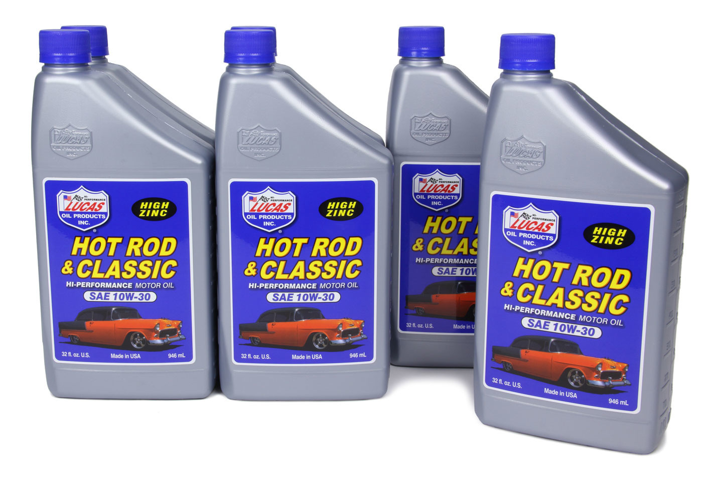 Set 6 Lucas Oil Motor Oil Hot Rod Classic Car High Zinc 10W30 ...