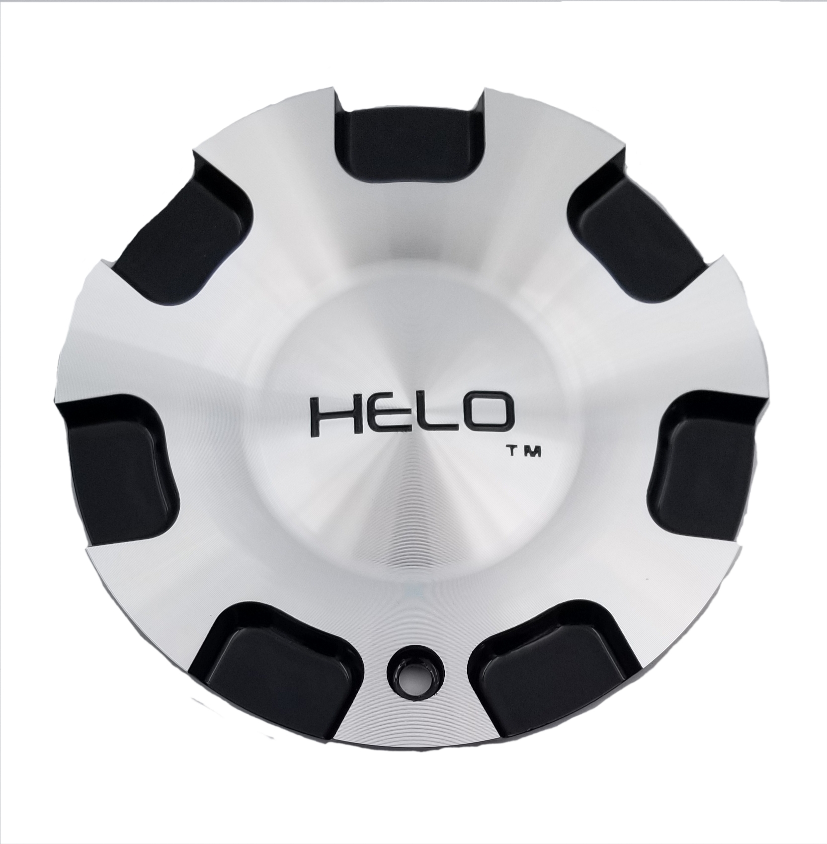 Helo Machined Gloss Black Wheel Center Hub Cap 5x114.30/5x120.00 for ...