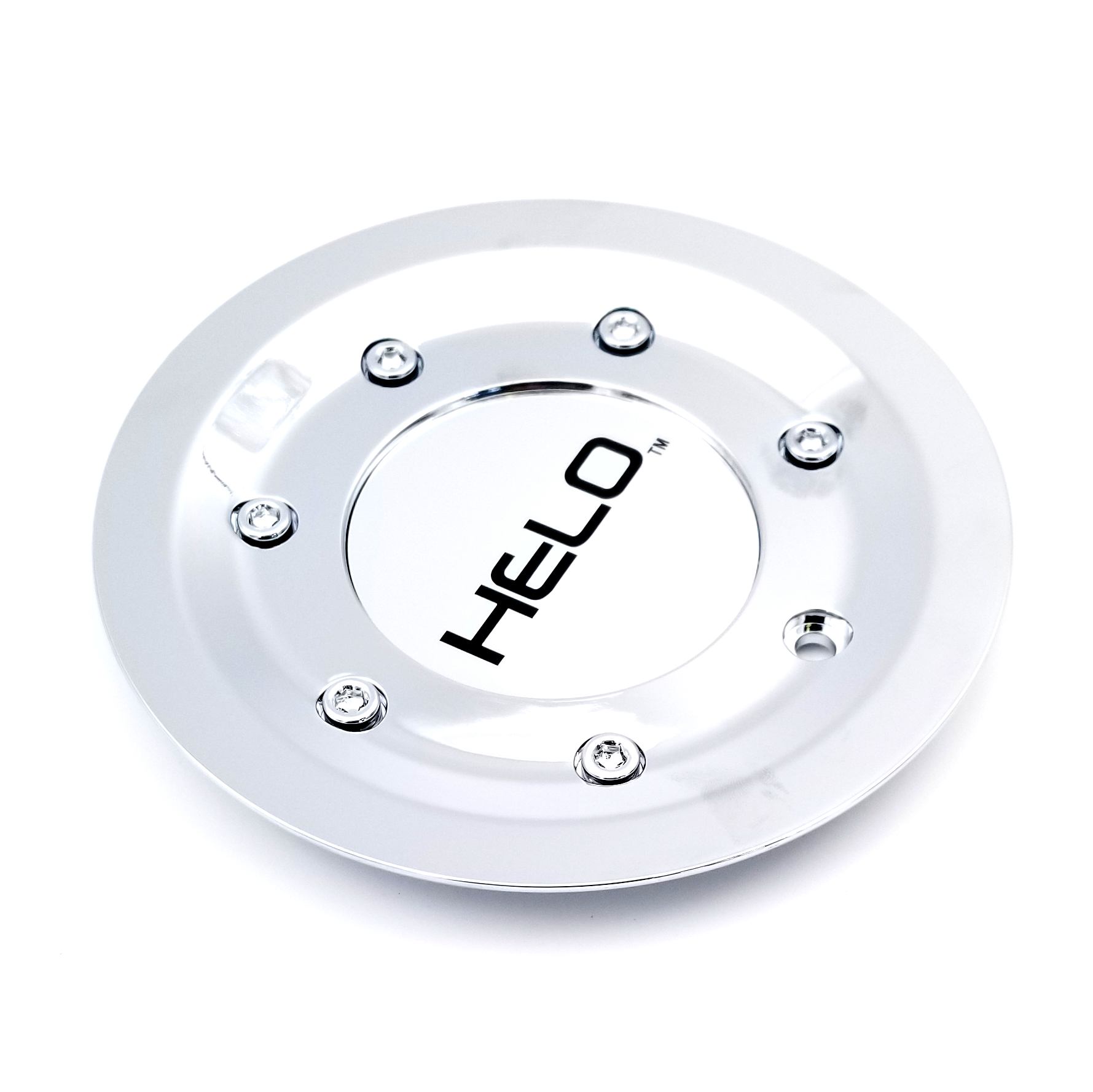 Set of 4 Helo Chrome Bolt On Center Cap fits HE912 Style Wheels P/N ...