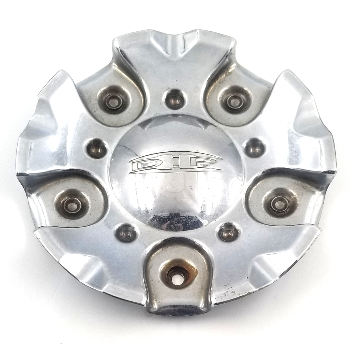 DIP Chrome Bolt-On Center Cap for D65 Ninja Wheels P/N: D65-2-1718 ...