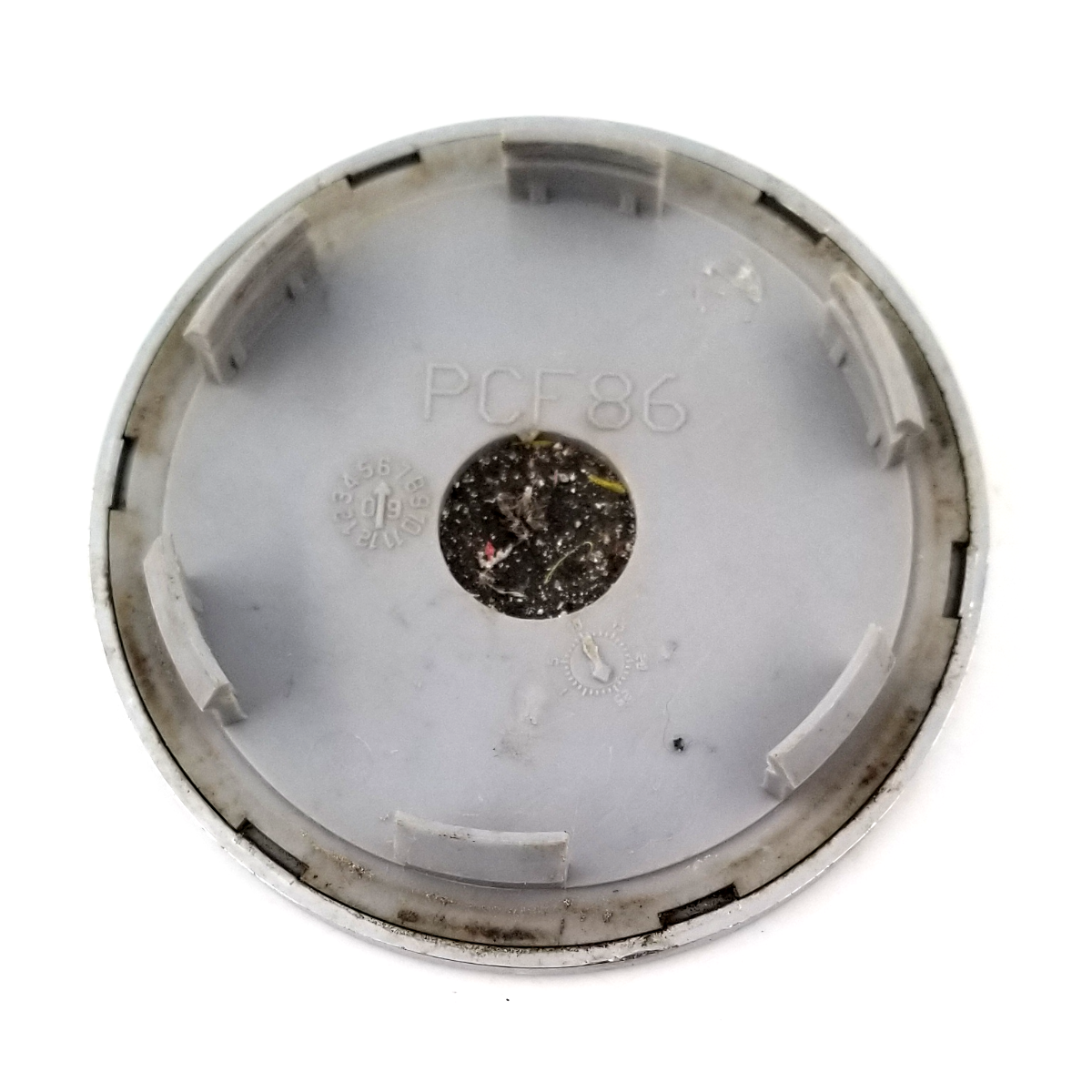 MSW Custom Wheel Center Cap Gloss Black Finish Chrome Edge PCF86 ...