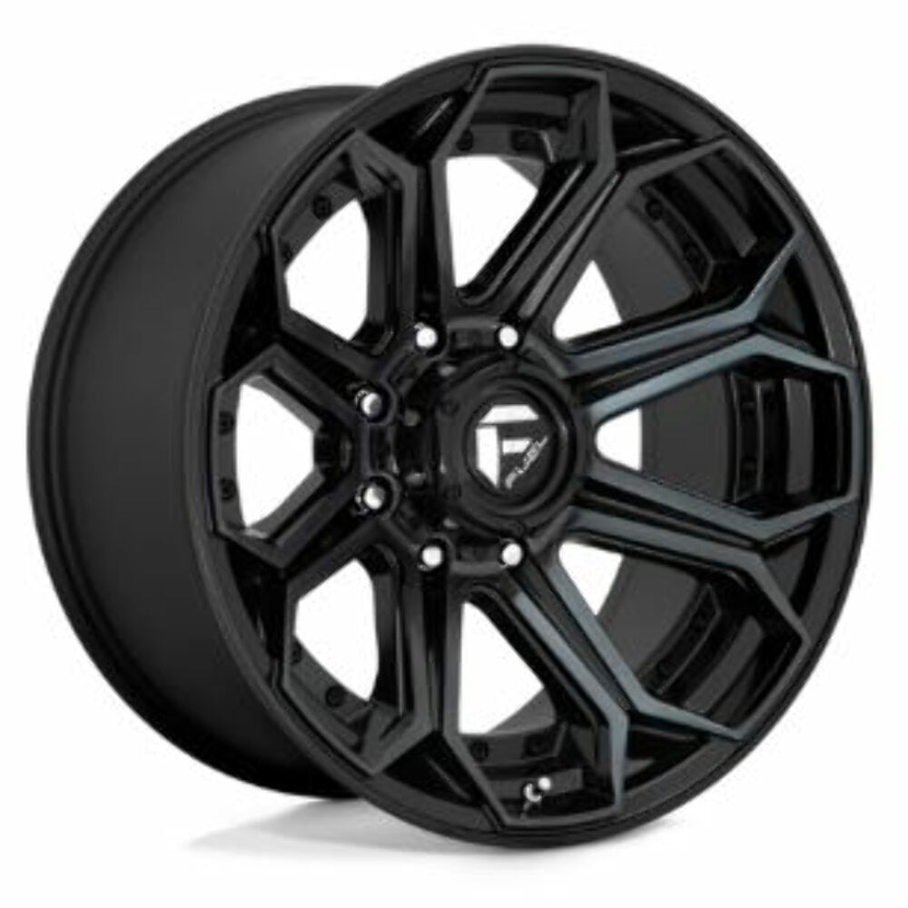 Fuel Gloss Black Bolt On D744 D747 Saber Siege Runner Center Cap 1004 ...