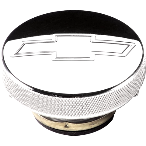 Billet Specialties Radiator Cap with Chevy Bowtie Knurled Grip 16 LB ...