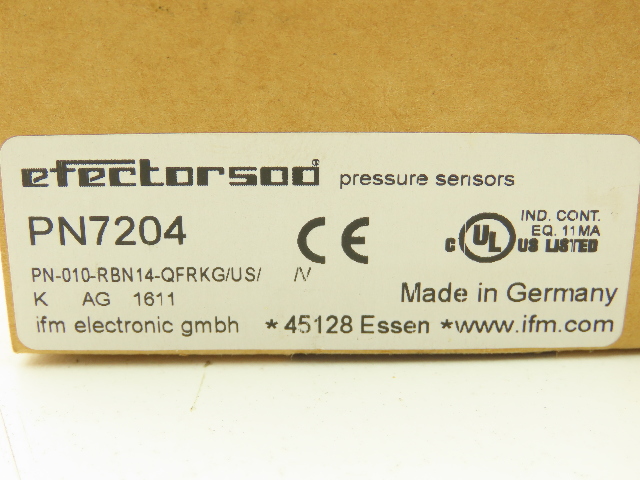 Купить Датчики давления IFM Electronic PN7204 Digital Pressure Switch ...