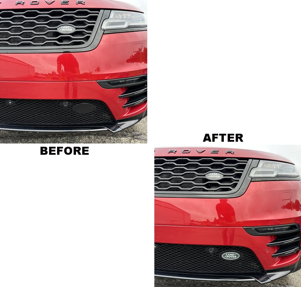 Fits 2018-2024 Range Rover Velar Lower Front Grille Emblem Decal ...