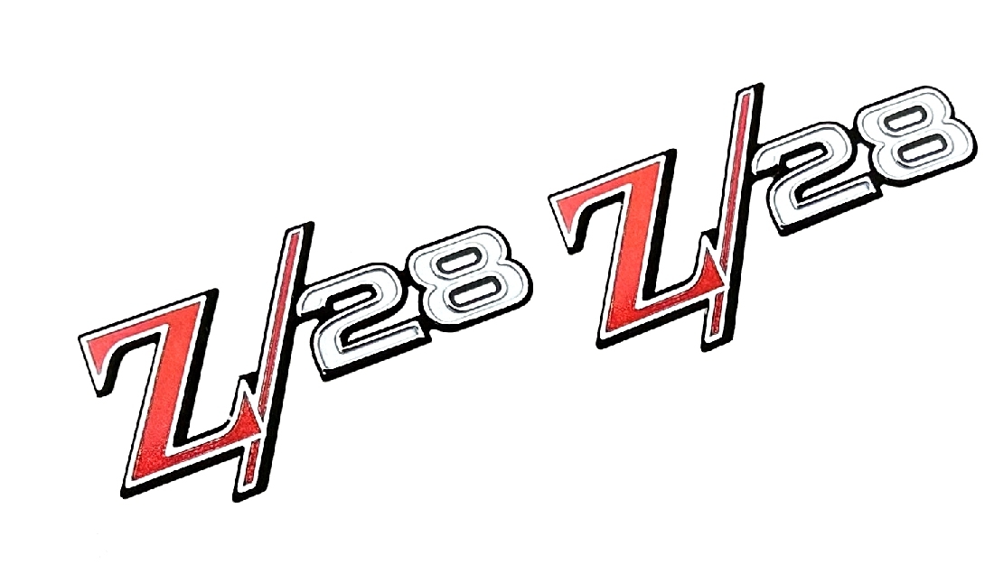 For Chevrolet - Z28 Z-28 1969 Emblems Badges Stickers Decals 5"x2.8 ...
