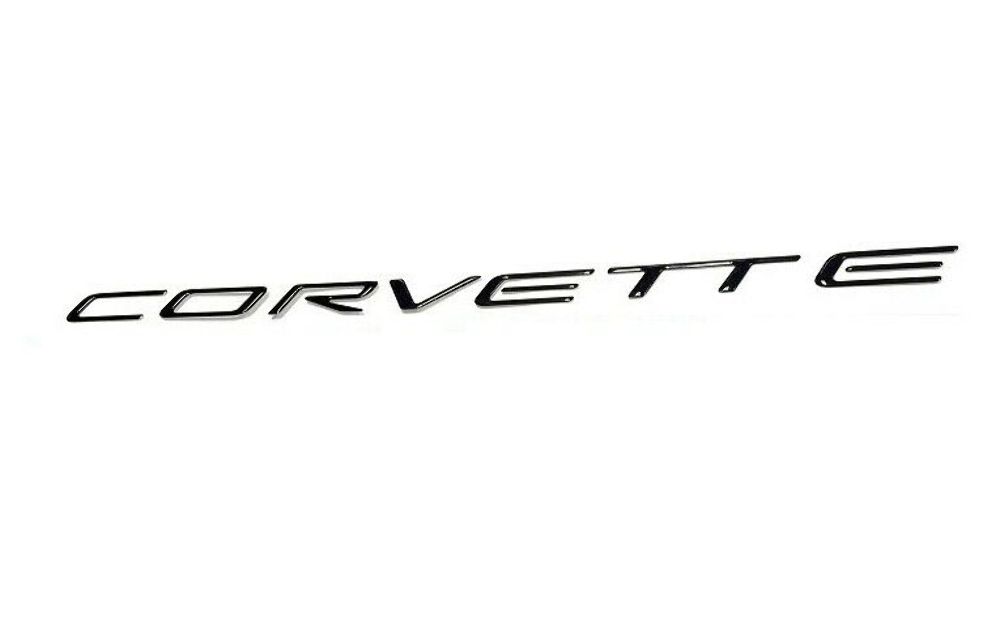 1997-2004 C5 Corvette Domed Front Bumper Lettering Letters Decal Kit 3D ...
