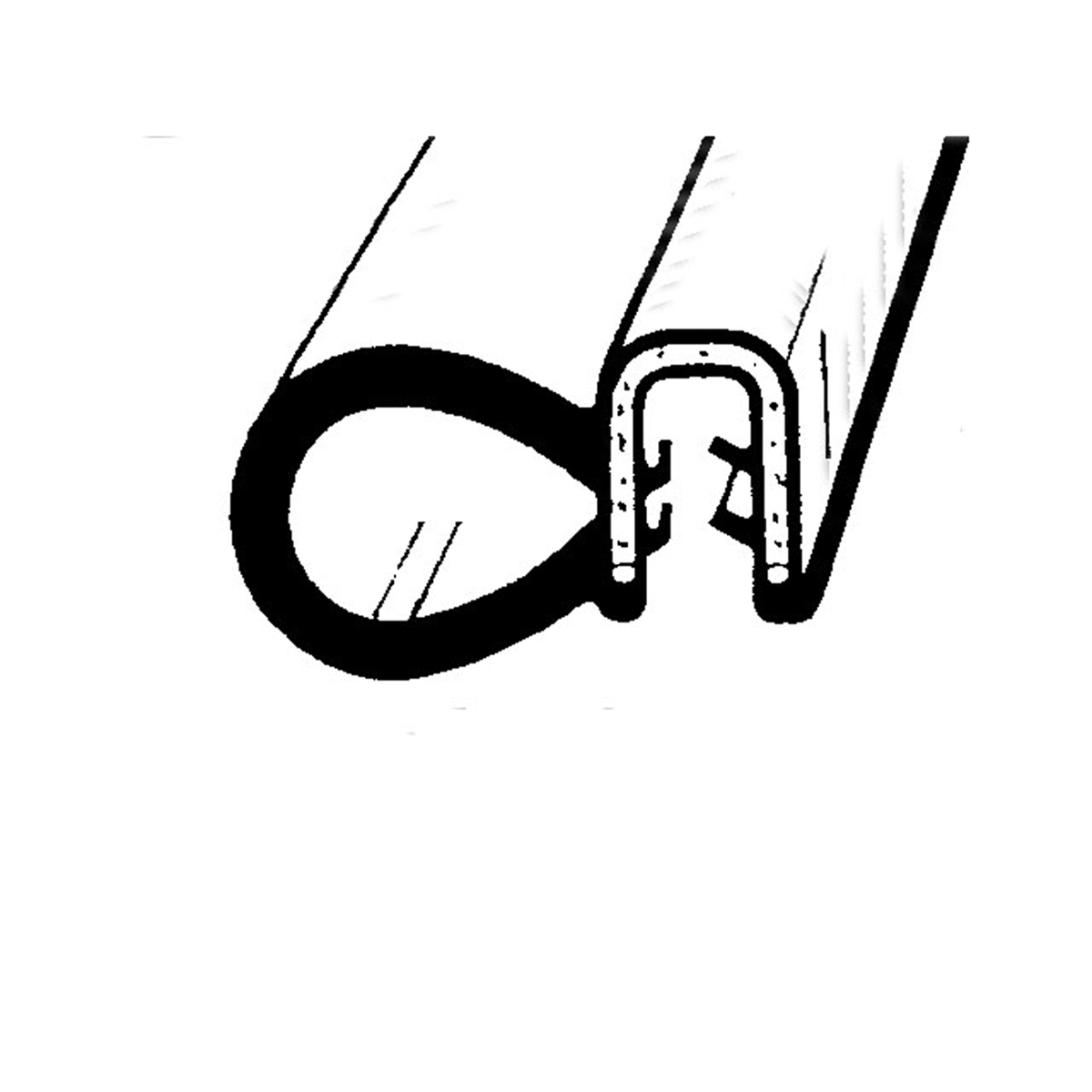 Metro Pinchweld Trim Seal 25' length; TS 2-25 | RPI Designs DBA ...