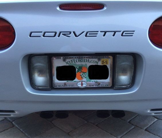 New Product- 97-04 C5 Corvette Rear Bumper 1/8th Acrylic Letters Kit ...